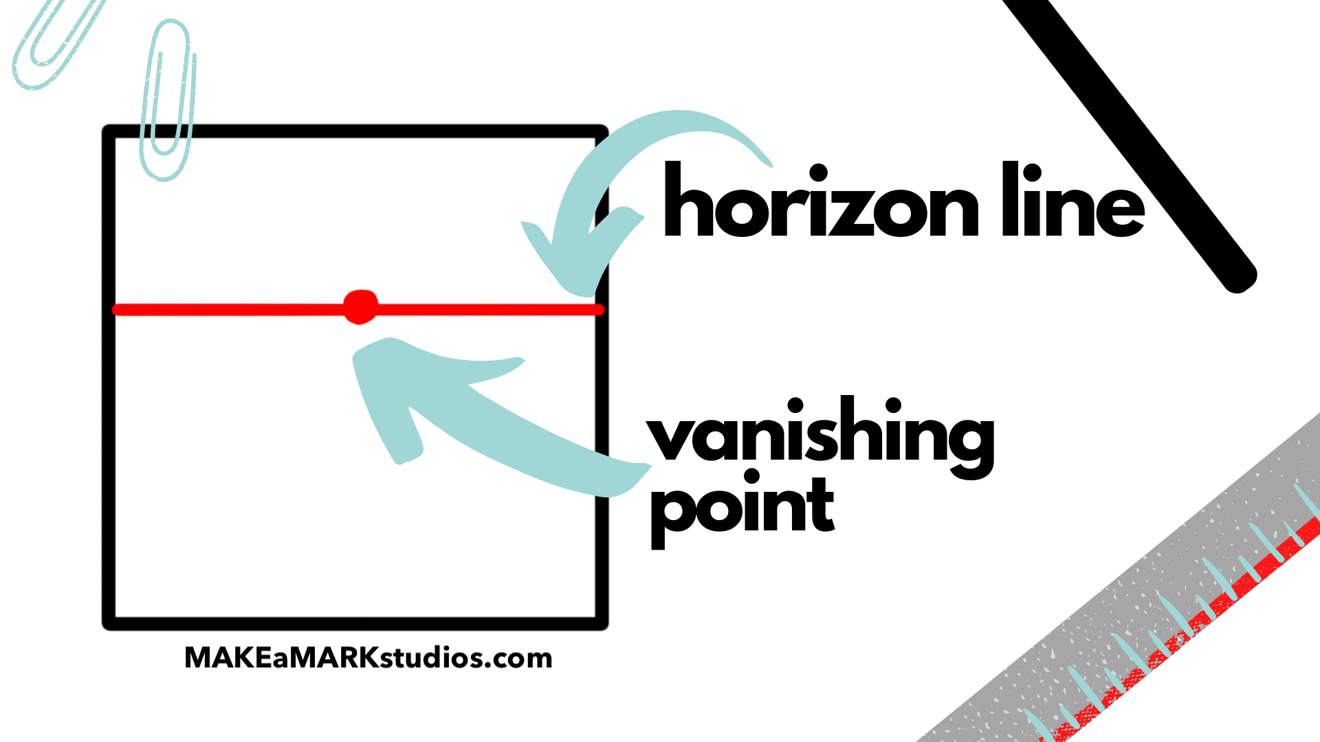 How To Draw One Point Perspective Make A Mark Studios