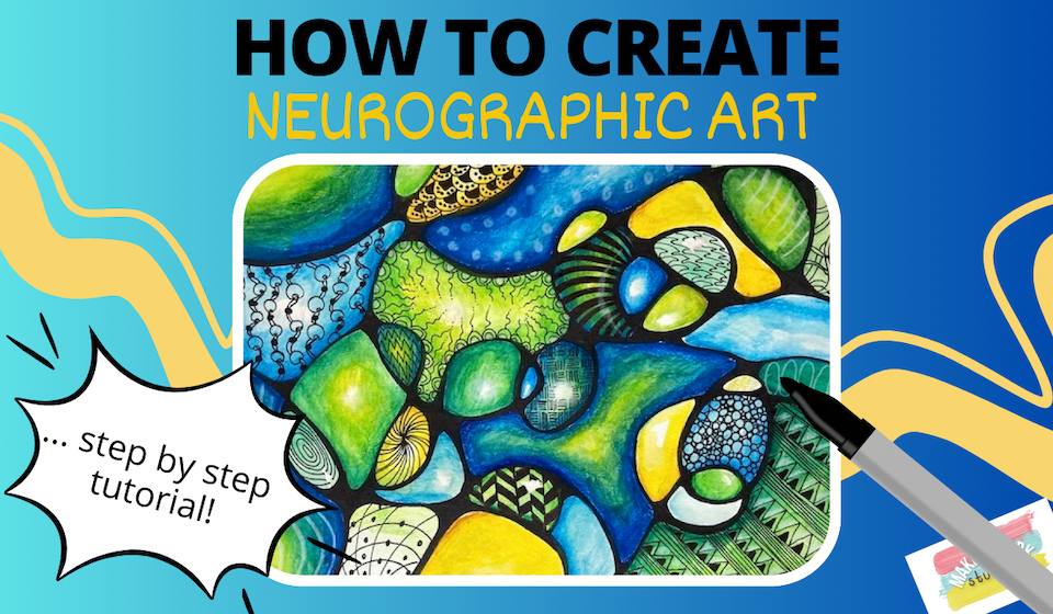 How to create a neurographic artwork » Make a Mark Studios