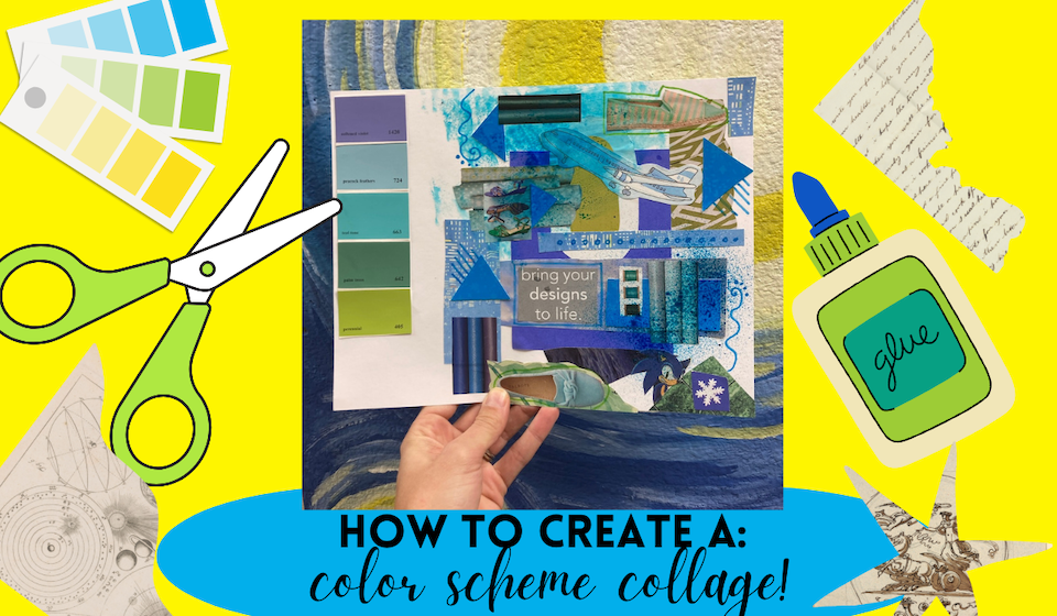 How to create a color scheme collage » Make a Mark Studios